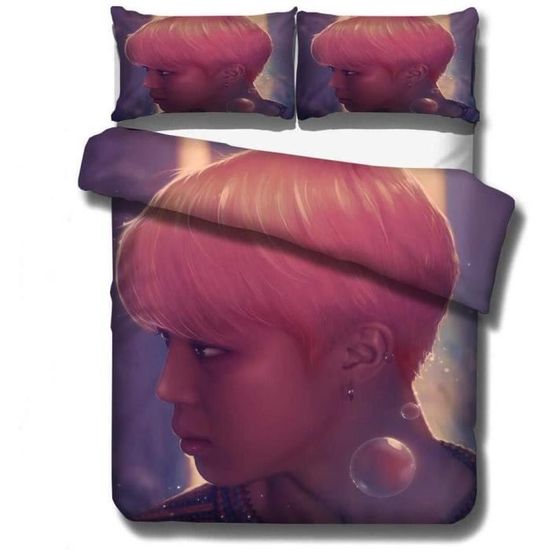 Le garçon Pare-balles de la Superstar coréenne BTS Motif literie Housse ...