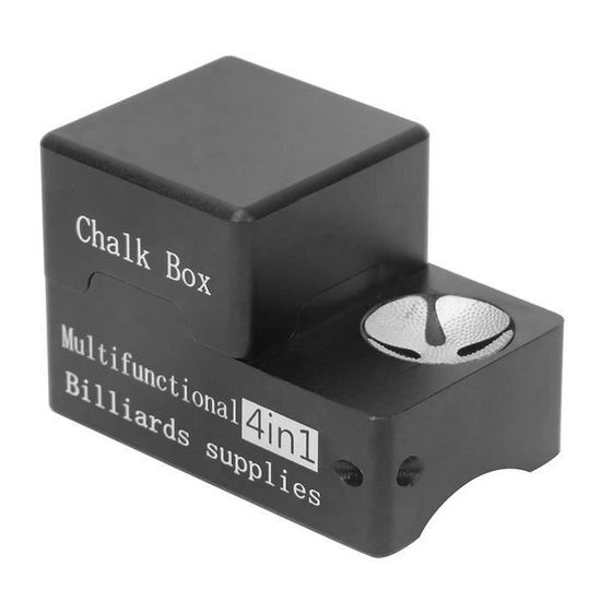 XINGKG-Cue Chalk Box 4 en 1 R2 Multi-Function Universal Billiard Cue ...