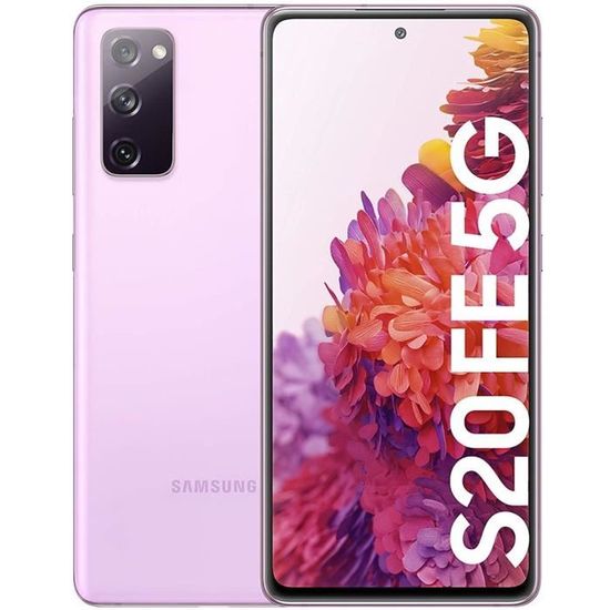 SAMSUNG Galaxy S20FE 5G Lavande 128 Go - Cdiscount Téléphonie