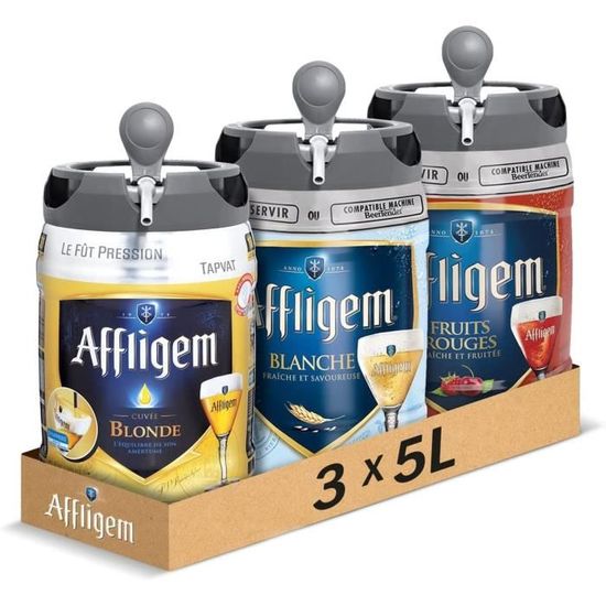 Pack Bière - Affligem Blonde, Affligem Blanche, Affligem Fruits Rouges ...