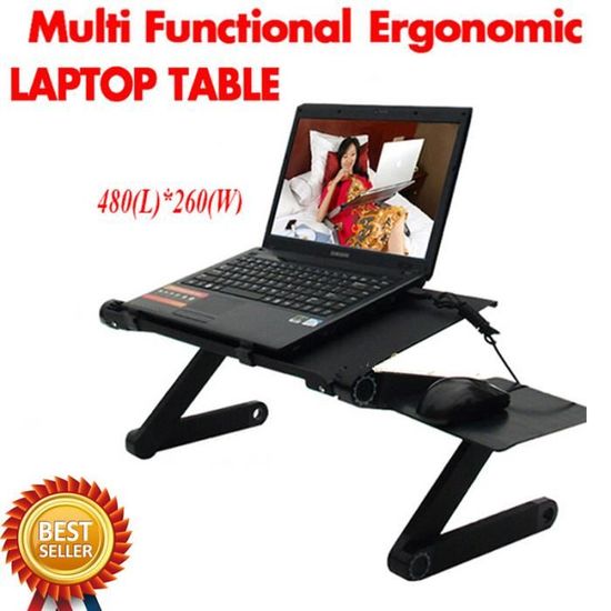 Support de Table multi fonctionnel ergonomique portable Mobile pour ...