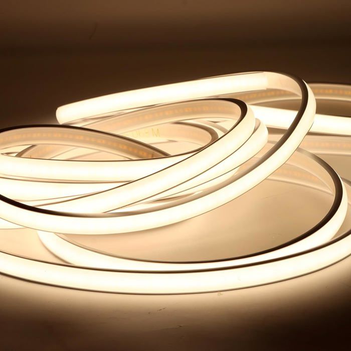 Ruban LED COB Puissant 220V 230V 5M Blanc IP67 Etanche avec Prise ...