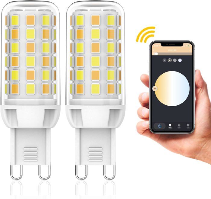 Light Bulb Led Dimmable, 4W Wifi Smart Led G9 Bulb Light Bulb, 220V ...