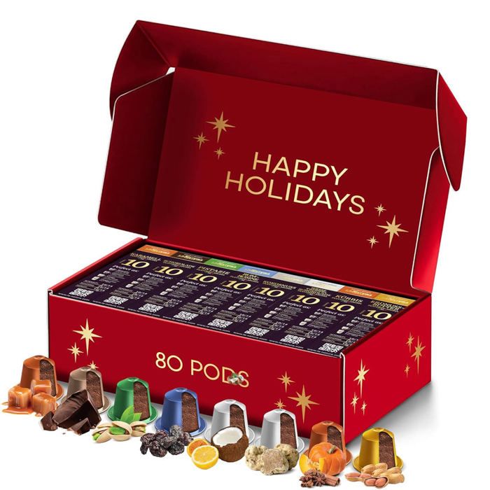 Premium Flavoured 80 capsules de café Sélection BOX - Cdiscount Au ...