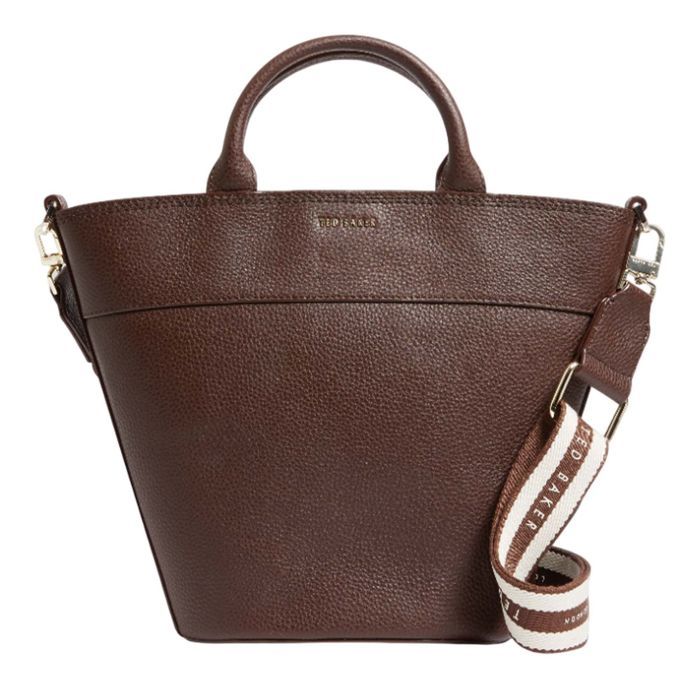 Ted Baker Sac à main marron en cuir pour femme - Wilsona Webbing Cross ...