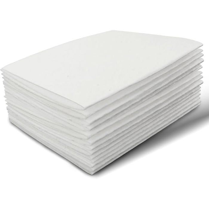 Feutrine Tissu En Feutre 10 Pièces,18 X 28,5cm Feuille De Feutre,1mm ...