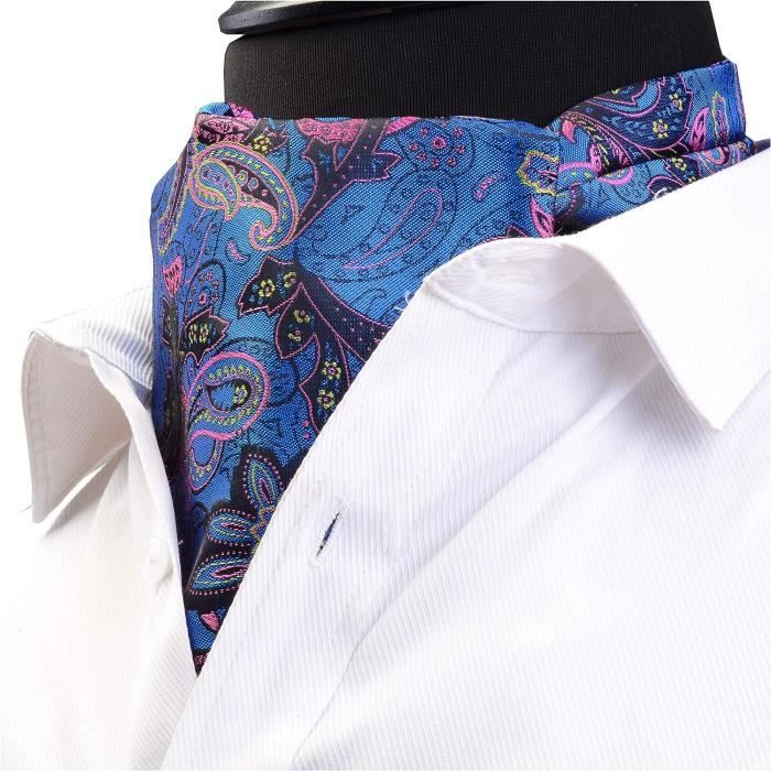 Cravat À Nouer Soi-Même Pour Homme Motif Cachemire Jacquard Tissé ...