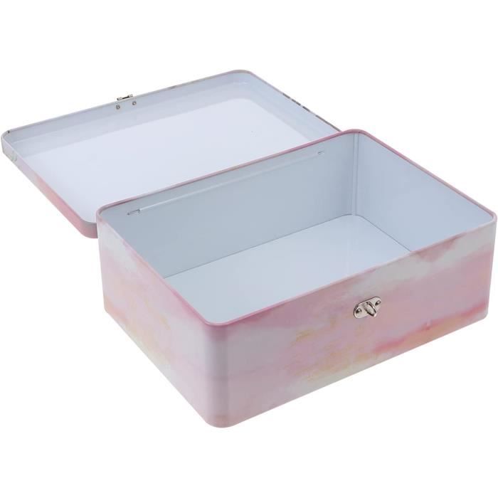 Boîte De Rangement En Tôle Métallique: Boîtes Décoratives Vintage Avec ...