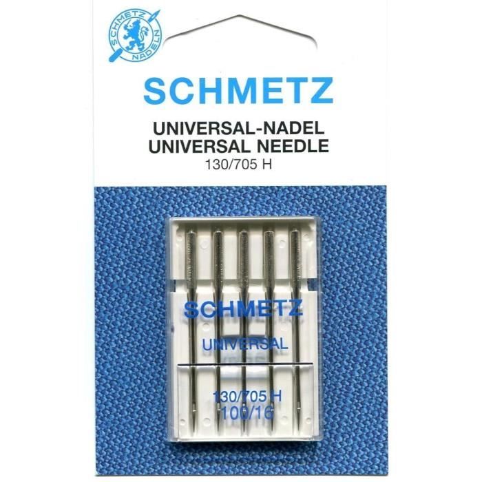Schmetz 5 aiguilles universelles pour machine à coudre 130/705 size 100/16 - Cdiscount ...