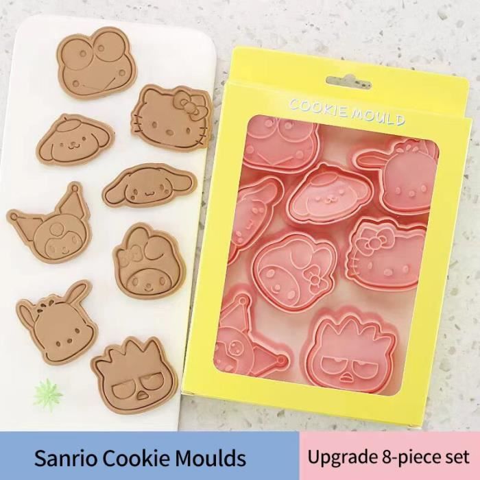 (Sanrio suit)Moules à biscuits dessin animé, 8 pièces, coupe-biscuits ...