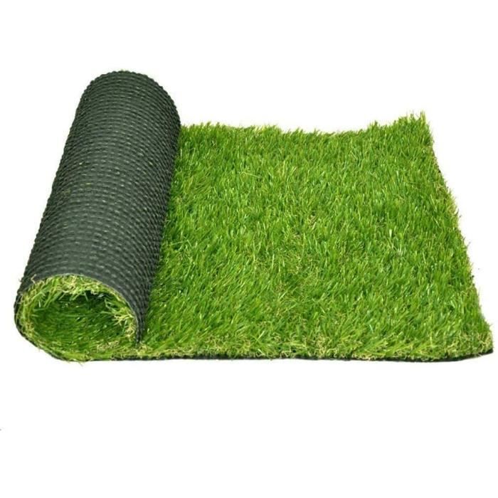 GAZON ARTIFICIEL Auart Herbe Gazon Artificiel Gazon synthétique Gazon Artificiel pelouse Tapis à ...