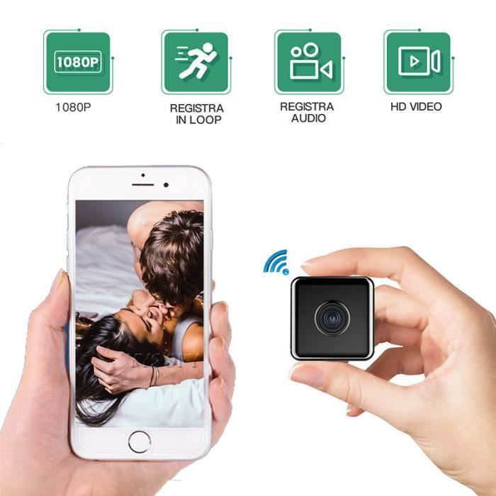 Caméra miniature - Wifi 1080P HD - Vision nocturne - Noir - Cdiscount ...