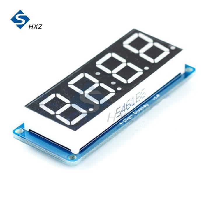 Module'affichage LED numérique TM1637 4 Bits pour Arduino, 8 segments ...