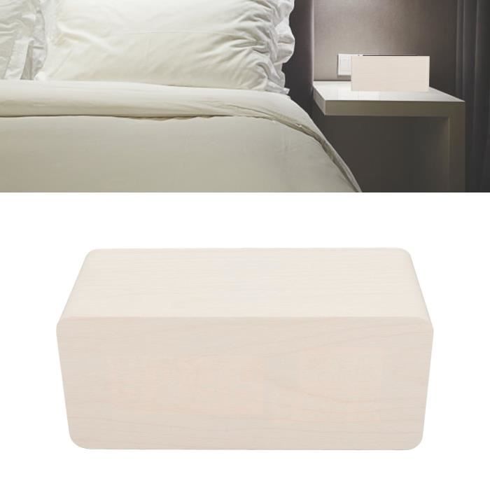 Réveil numérique en bois de haute qualité Chargement sans fil Mode Week ...