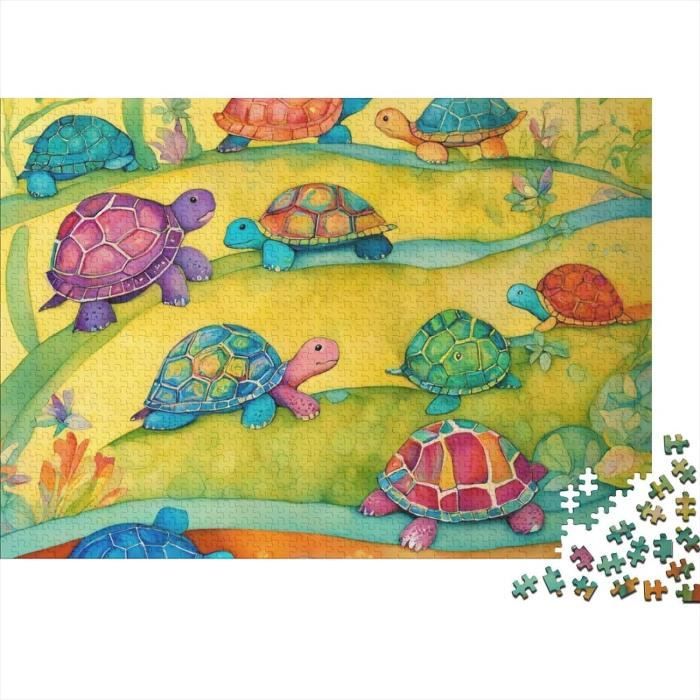 Animaux Marins Puzzle Adulte 1000 Pieces Dessin Animé Artisanat Cadeau ...