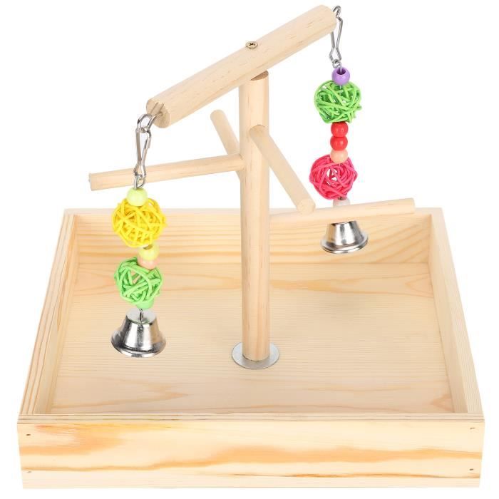 Keenso Jouet de perche en cage à oiseaux Aire de jeux pour oiseaux ...