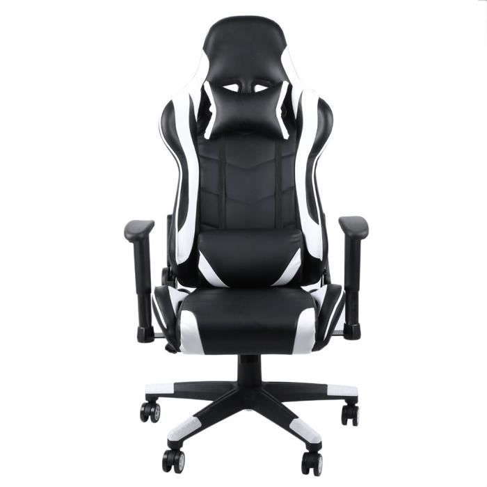 Chaise de bureau GAMING fauteuil ergonomique avec coussins, siège style ...