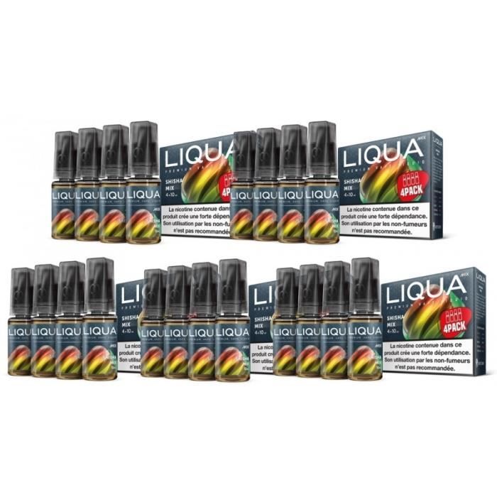 Liqua - Shisha Mix / Shisha Mix Pack de 20 - nicotine:6 mg Nicotine : 6 ...