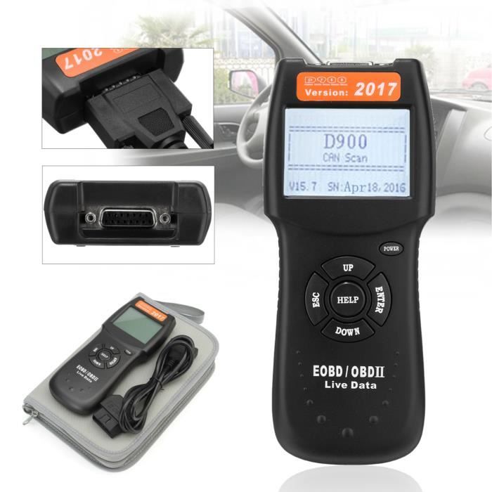 NEUFU Voiture OBD2 II EOBD Lecteur Code d'Erreur Scanneur D900 ...