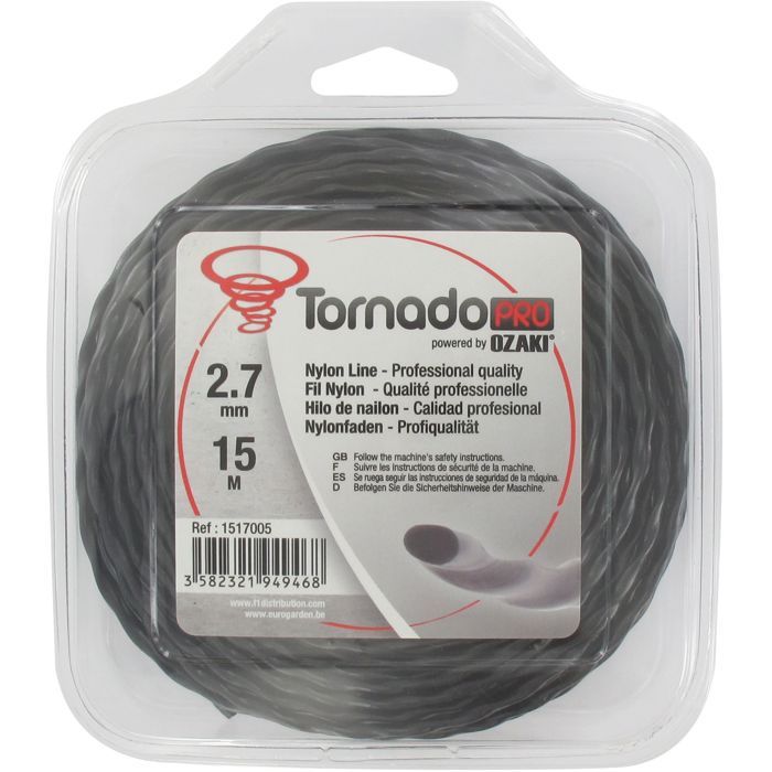 Coque fil nylon copolymère - OZAKI - TORNADO - Longueur 15 m - Ø 2,70 ...