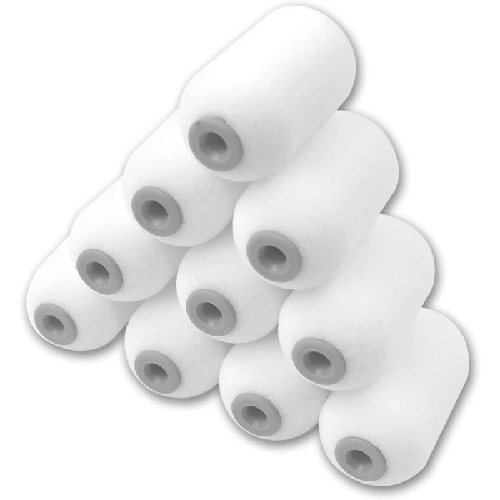 Lot de 10 mini protège-rouleaux en mousse haute densité 50,8 mm ...