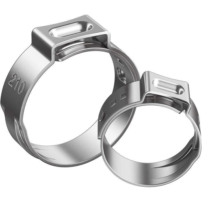 Collier de Serrage Inox AMTOVL 130pcs Serre-Joints à Tuyau 7-21mm ...