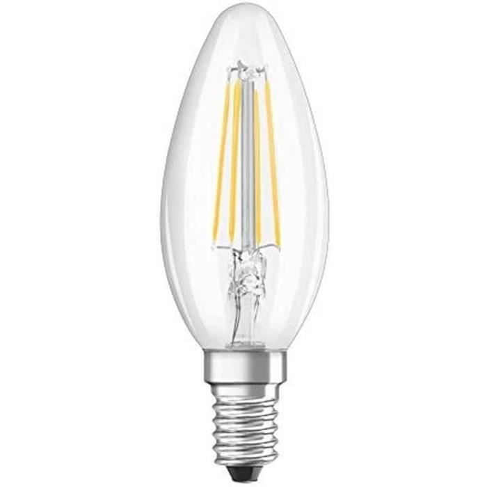 Osram Ampoule LED Filament, Forme flamme, Culot E14, Dimmable, 4,5W Equivalent 40W, 220-240V ...
