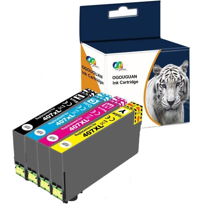 407XL Cartouches d'encre avec puces 407 xl Cartouches d'encre ...