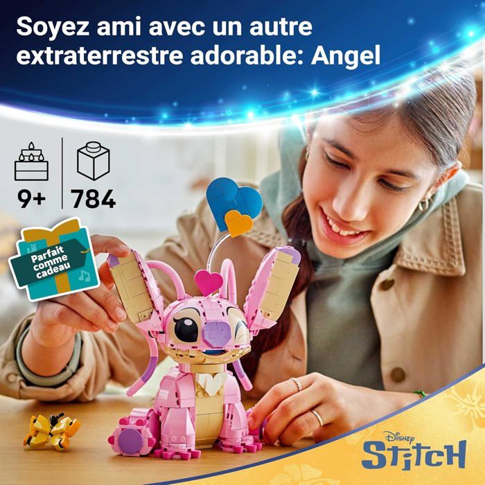 LEGO - Disney Angel - Jouet de Construction Lilo & Stitch dès 9 Ans ...