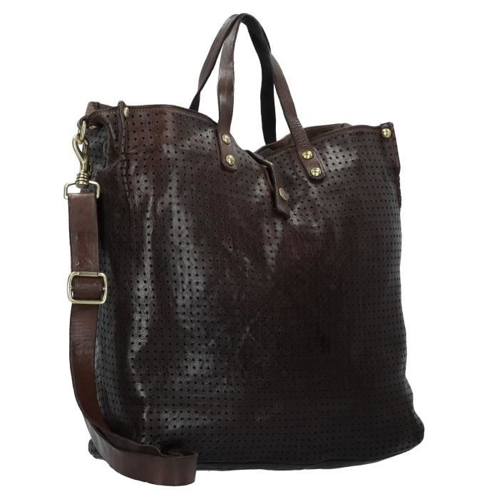Campomaggi Sac Shopper en cuir 37,5 cm C027850ND-X0265-C1501, C027850ND ...