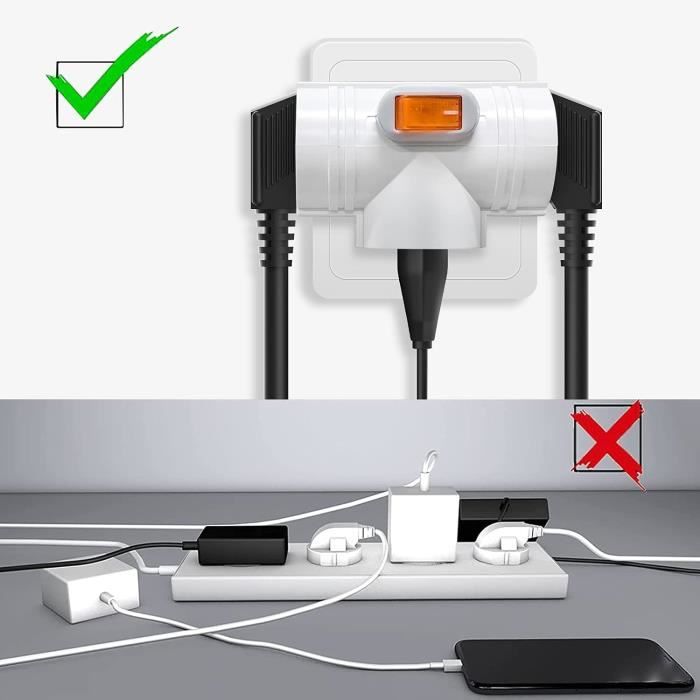 Fiche Double Pour Prise, Prise Avec Interrupteur, Adaptateur De Prise ...