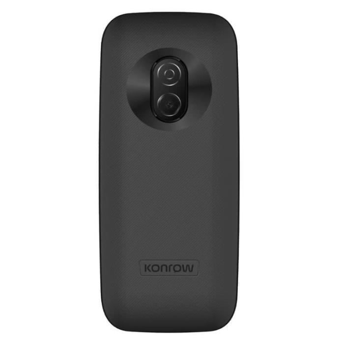 Téléphone GSM 2G Double SIM Konrow Moby - Écran 1,77'' - Noir ...