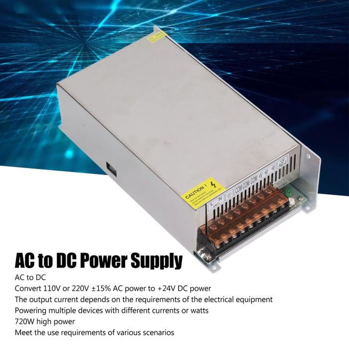 Alimentation AC à DC Alimentation à découpage 720W convertisseur de ...