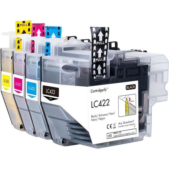 LC422 Cartouches d'encre Compatible avec LC-422 LC-422VAL LC-422XL pour ...
