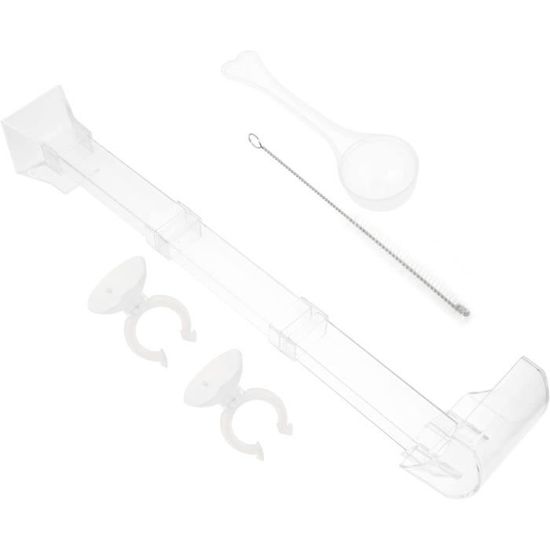 Aquarium Transparent Tube De Fixation Alimentaire Brosse Pour Tropical ...