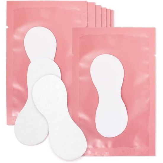 50 Paire Patchs Pour Extensions de Cils Gel Patch de Cils Gel Patch Non ...