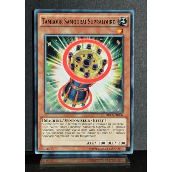 Carte YU-GI-OH DOCS-FR006 Tambour Samouraï Supralourd NEUF FR - Cdiscount Jeux - Jouets