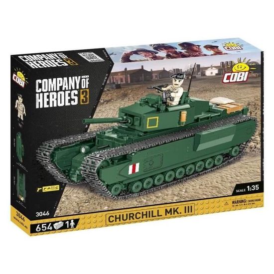 Maquette de char - COBI - Churchill MK.III - 500 pièces - Vert - À ...