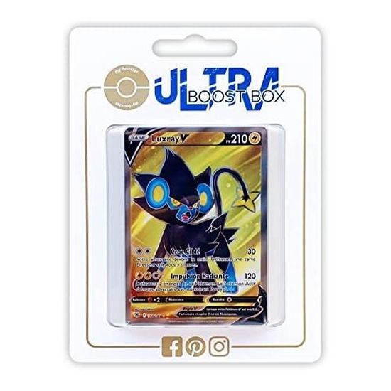 Jeu de cartes - MY-BOOSTER - LUXRAY V 168-189 FULL ART - ULTRABOOST X ...