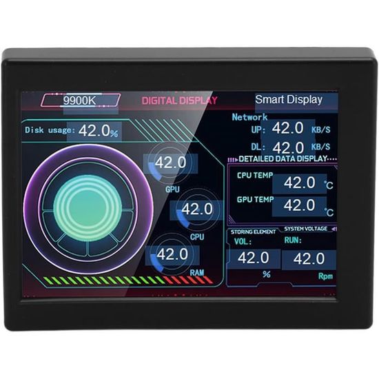 Mini Écran Usb 3.5 Ips, Affichage De La Température Du Pc Moniteur De ...