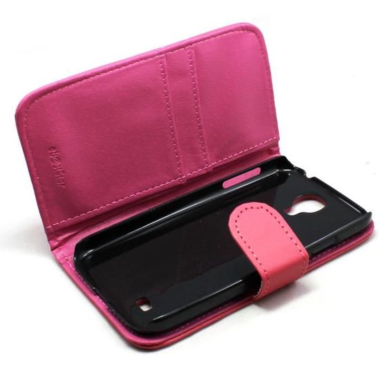 Etui portefeuille Samsung Galaxy S4 IV i9500 i950 - Cdiscount Téléphonie