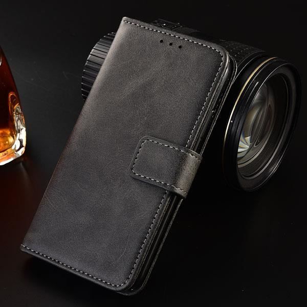 Niu-DarkGray pour Redmi 7-Étui portefeuille à rabat en cuir pour Xiaomi ...