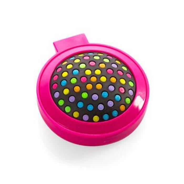 Rouge-Peigne Pliant Portable De Poche Rond, Mini Peigne Rond Pliant ...