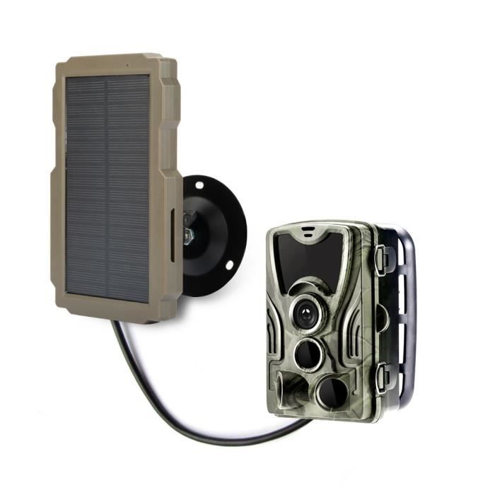 Prise américaine - Caméra De Trail À Panneau Solaire, Chargeur De ...