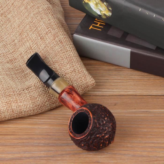 ARAMOX Pipe à fumer Pipe à tabac en bois de bruyère avec cadeau d ...