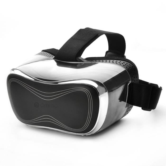 Lunettes de réalité virtuelle en 3d de vr case avec casque à écouteurs ...