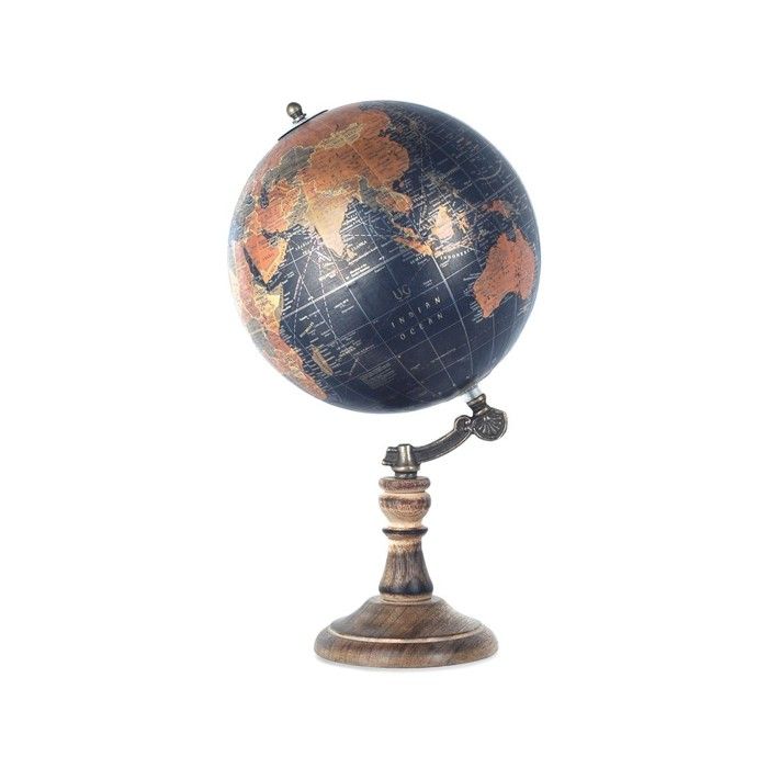 Globe - SIGRIS - Planisphere - Noir - 20 cm - Décoration intérieure ...