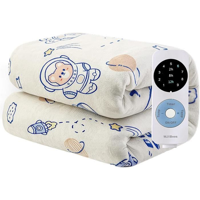 Couverture Chauffante Avec Arrêt Automatique,Flanelle Peluche ...