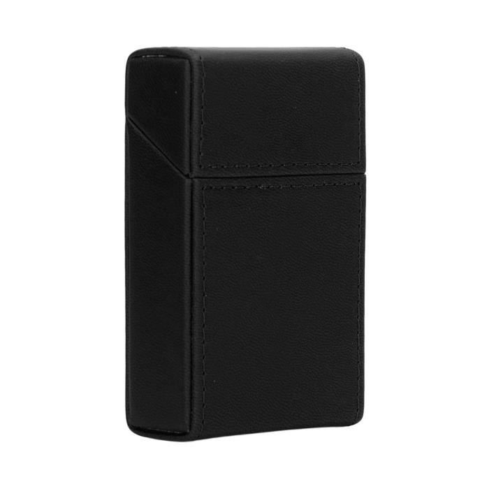 Cikonielf Porte-boîte à cigarettes Boîte à cigarettes étui en cuir PU ...