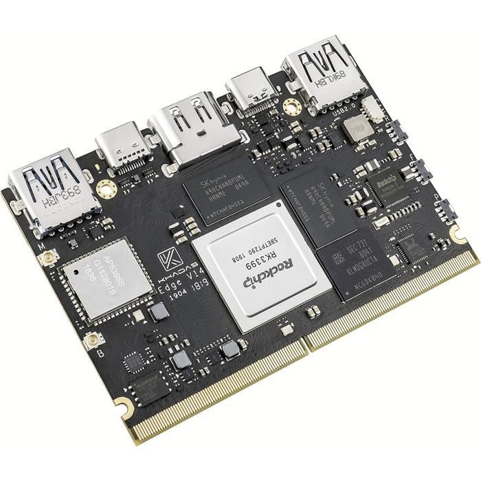 Single Board Ordinateur - KHADAS - Edge Basic/Pro/Max - Rockchip RK3399 - USB-C - HDMI - eDP ...